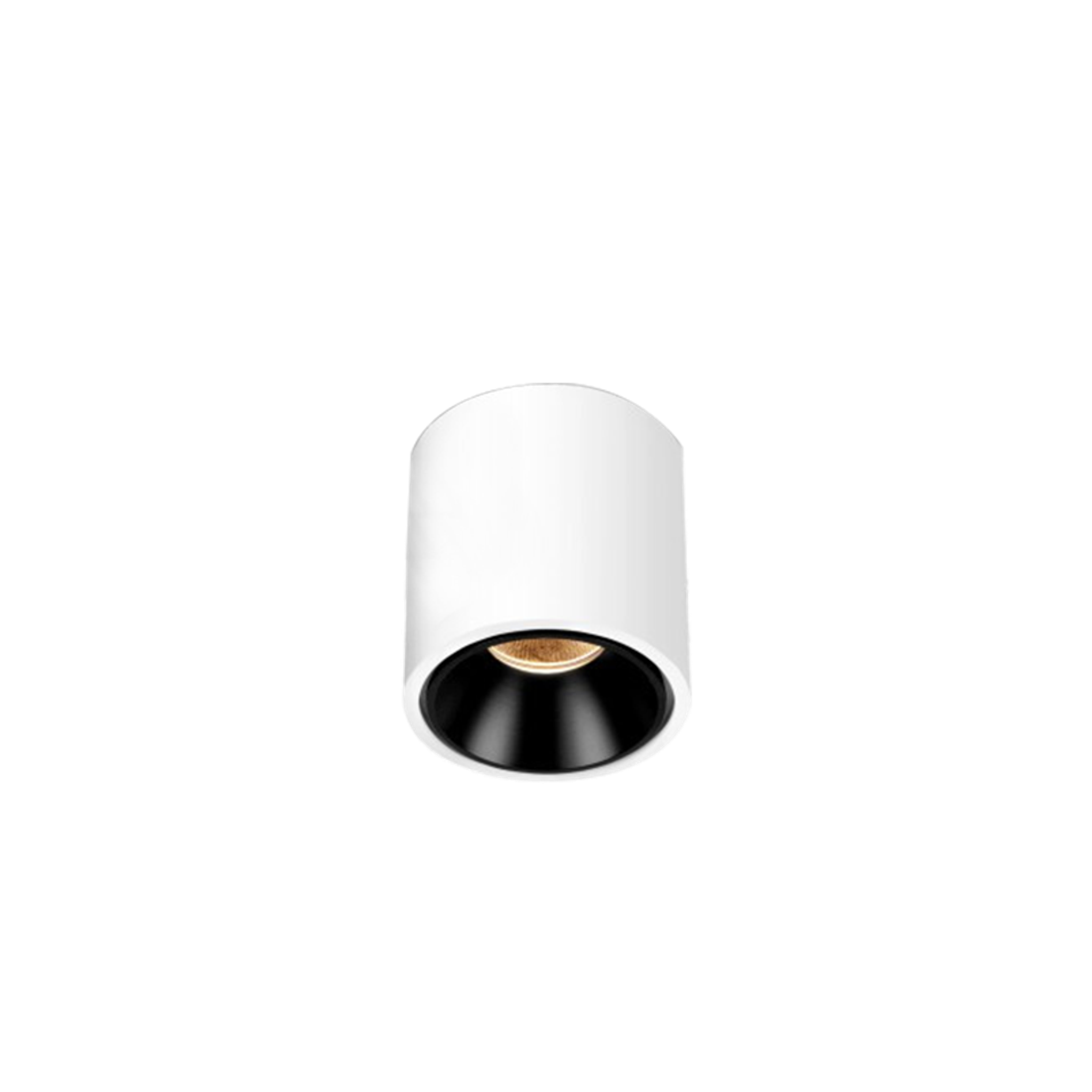 Flua Pebuk M 18W 3000K IP54 Ceiling Surface Mounted in White with Black ...